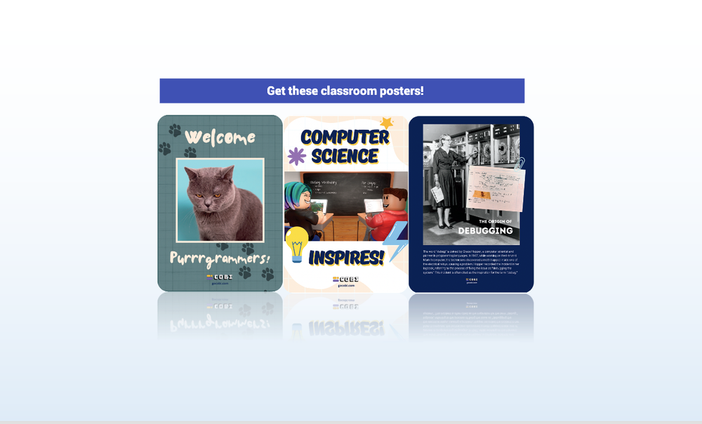 Cobi for teaching and learning Computer Science at your school